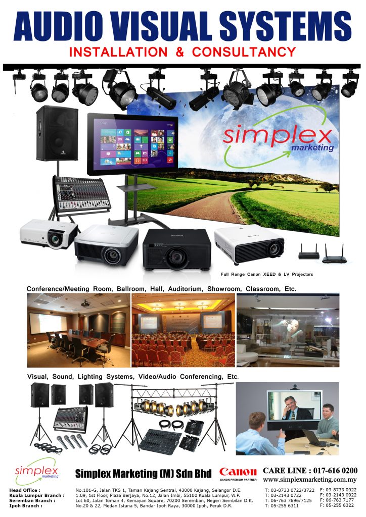AUDIO VISUAL SYSTEMS – Projector Installation & Consultancy