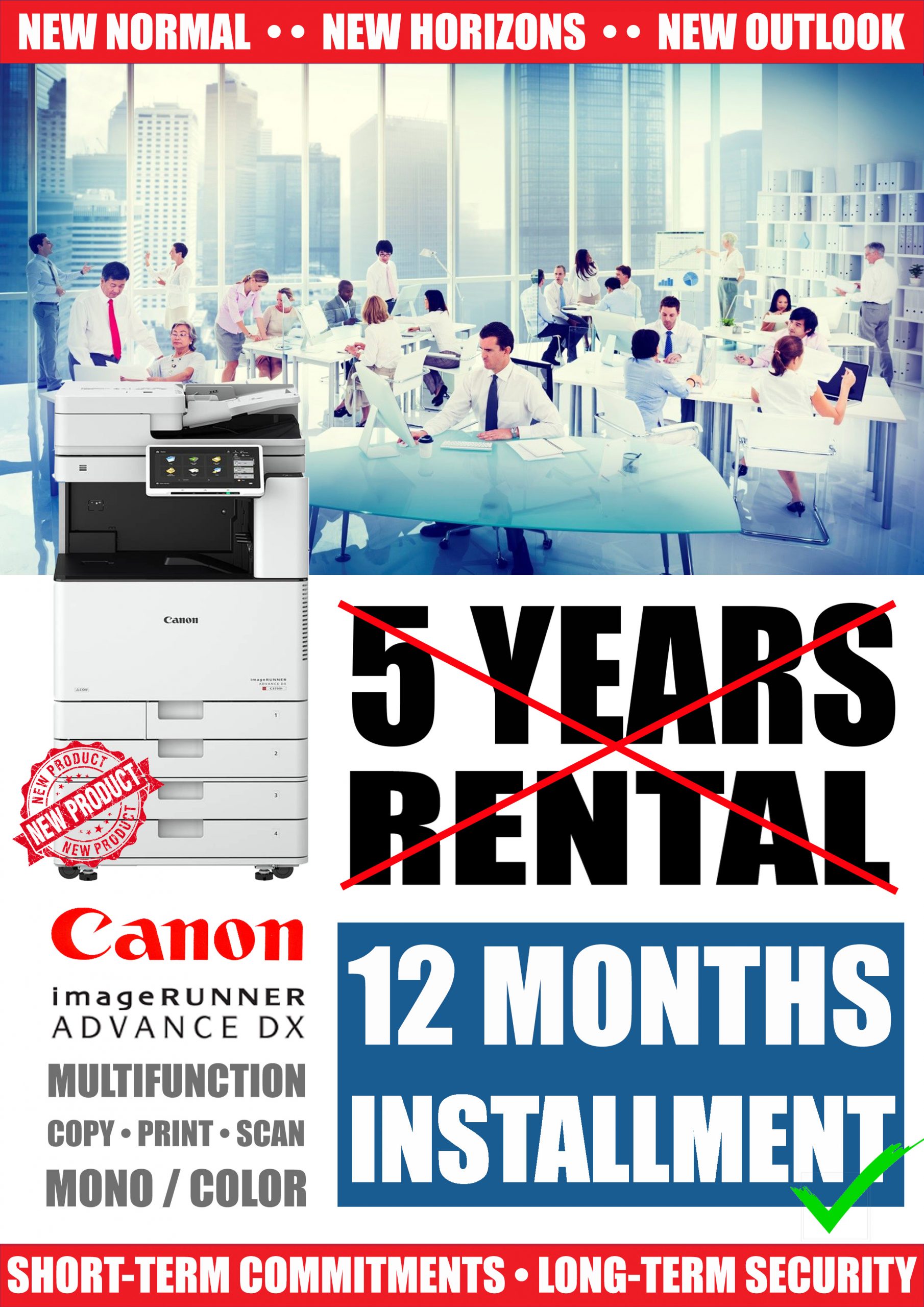 12 Months Installment – Canon MFP Copier Printer Scanner – Landing
